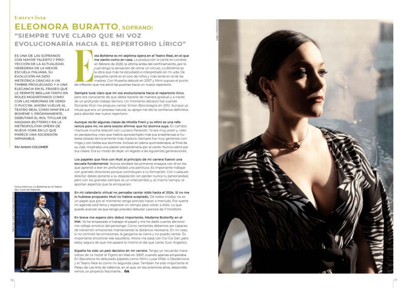 NEWS - Eleonora Buratto
